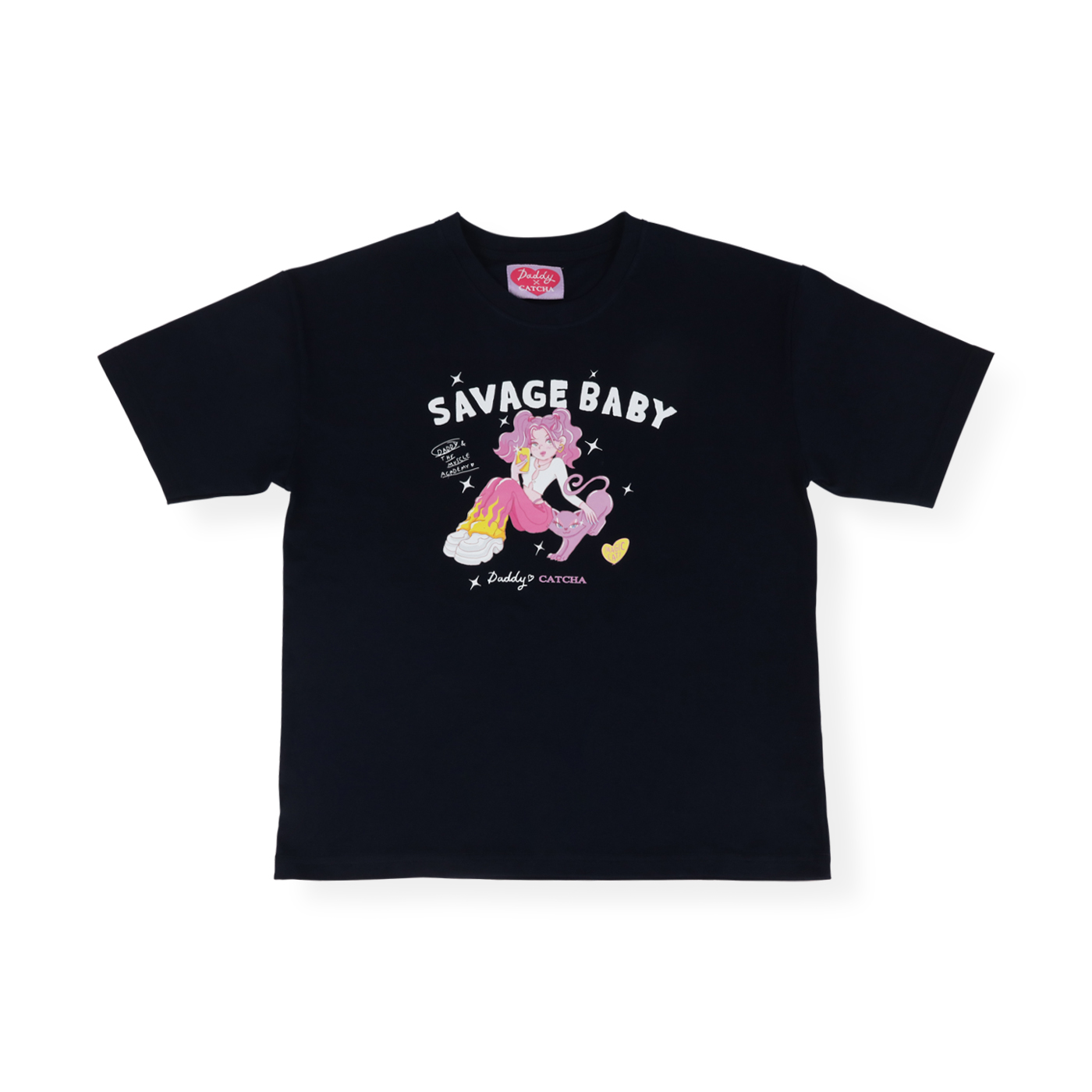 CAT T-shirt CATCHA x DADDY – นักเรียนหญิงแคทซ่า