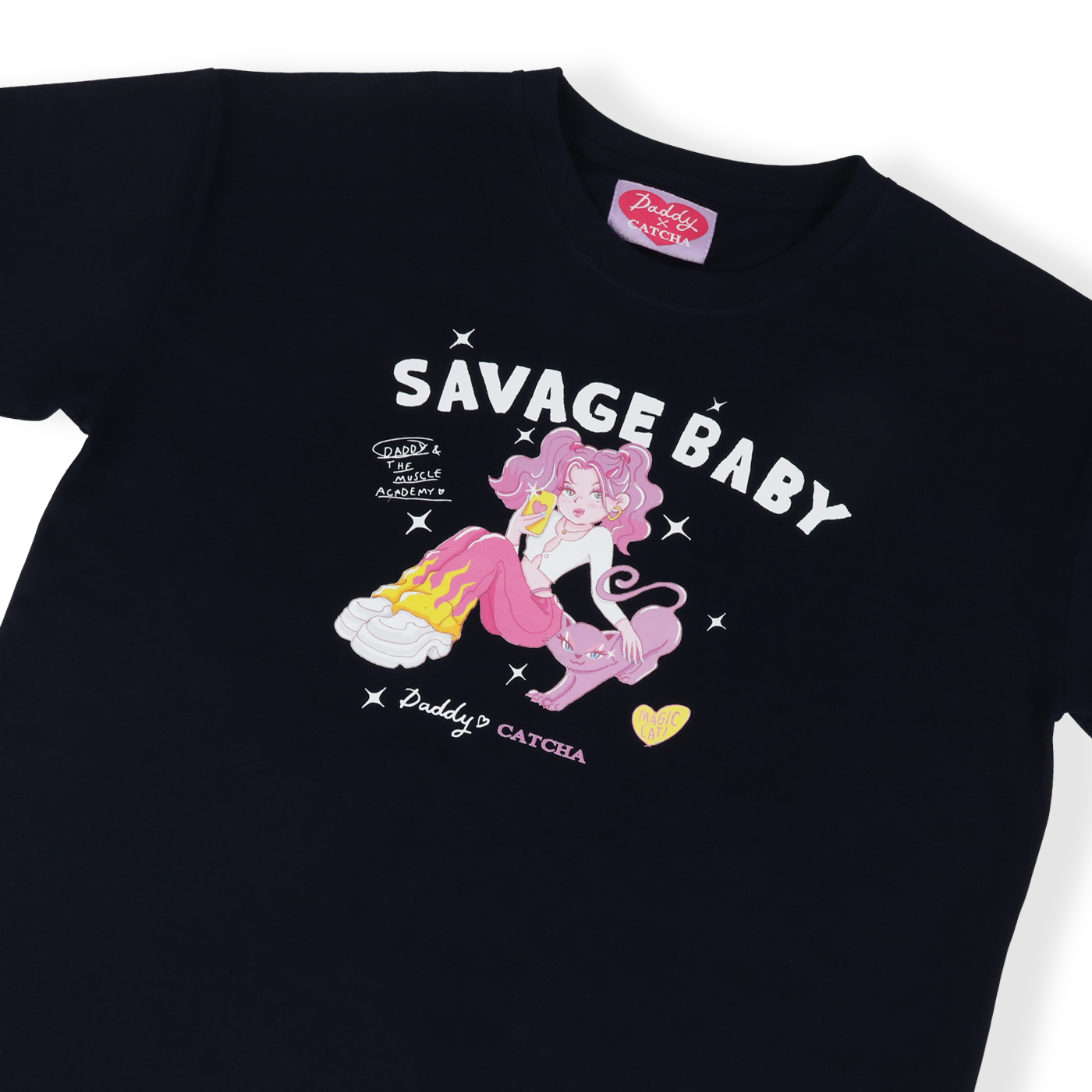 CAT T-shirt CATCHA x DADDY – นักเรียนหญิงแคทซ่า