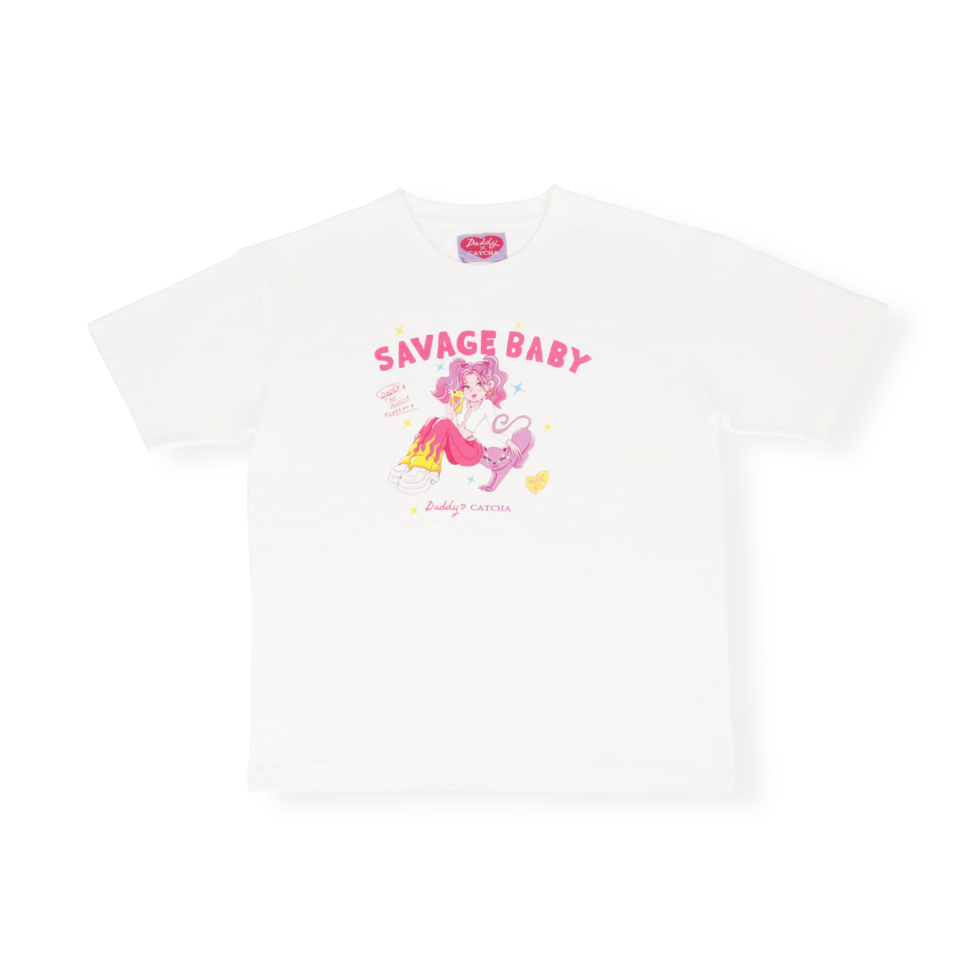 CAT T-shirt CATCHA x DADDY – นักเรียนหญิงแคทซ่า