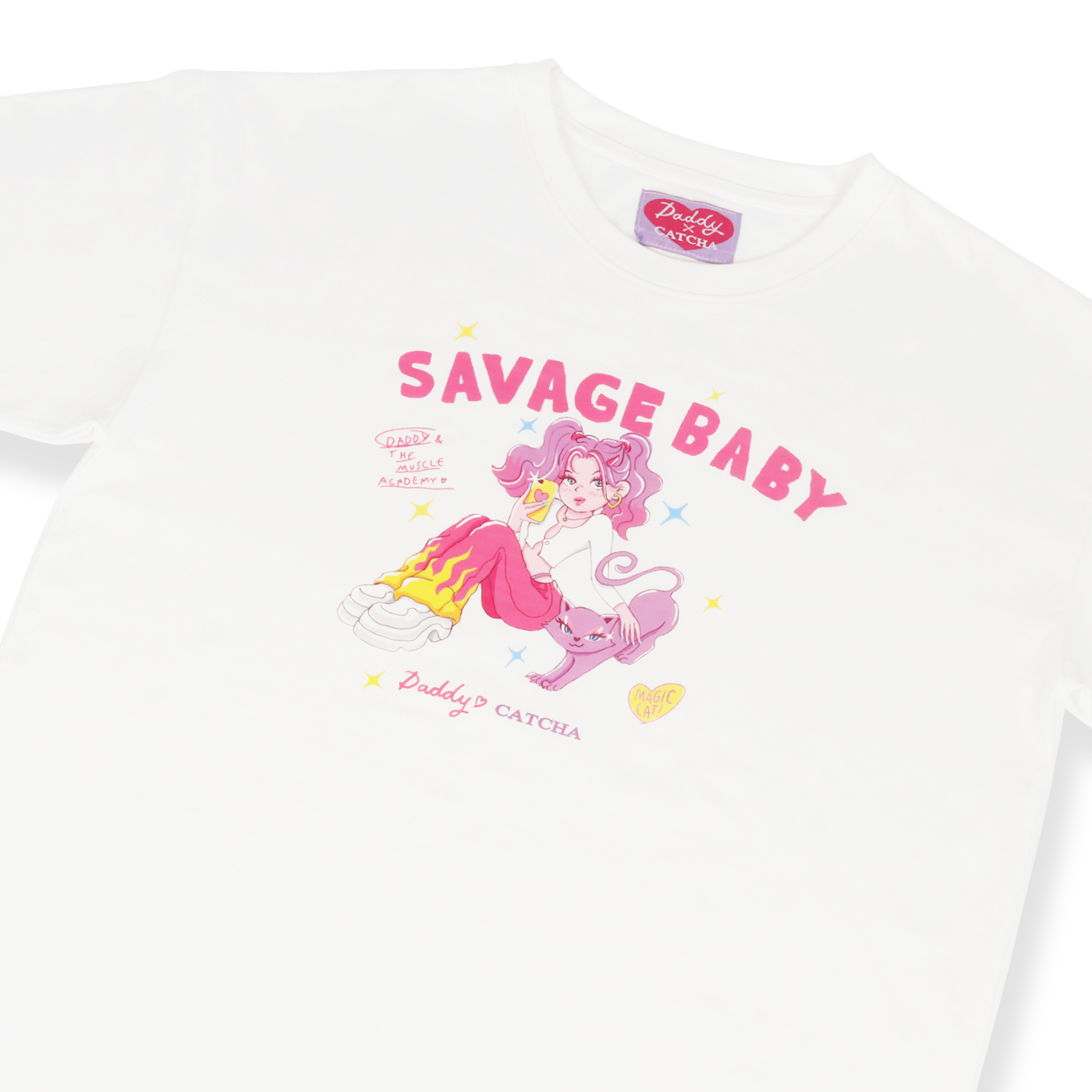 CAT T-shirt CATCHA x DADDY – นักเรียนหญิงแคทซ่า